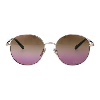 Chlo&eacute; Geometrische Sonnenbrille - - Accessories - Damen - Grau - 55 MM