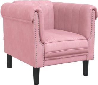 vidaXL Sessel Rosa Samt Vidaxl