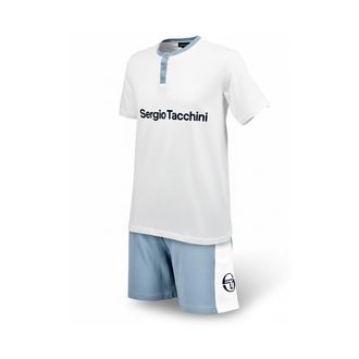 Sergio Tacchini Pyjama Court Homme 3027 BLANC