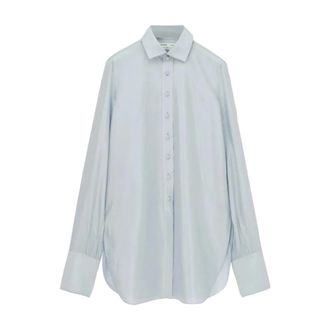 Carven Chemise Sh424 - Femme - Blouses et Chemises - Bleu - Taille: 38 FR