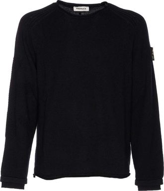 Premiata Rundhalspullover - Schwarz