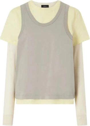 Wardrobe.NYC Wardrobe.nyc, Femme, Tops, Multicolore, Taille: 36 FR Layered Tee Mini