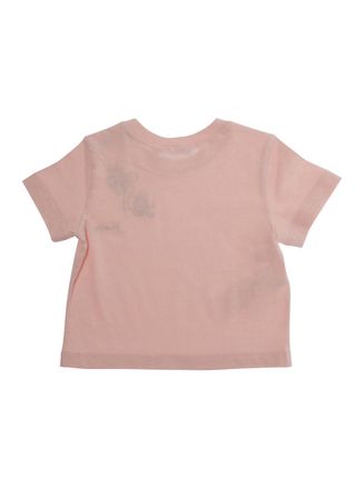Marni Unisex Crew Neck T-Shirt Baby Pink Cotton T-Shirts And Polos