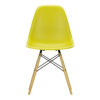 Vitra Chaise DSW plastic - piètement érable - Charles & Ray Eames Vitra