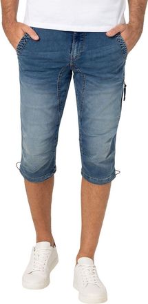 Timezone Herren Jeans Bermuda Shorts Regular ConnorTZ - Regular Fit - Blau, Größe:W 38, Farbe:Classic Blue Wash 3833