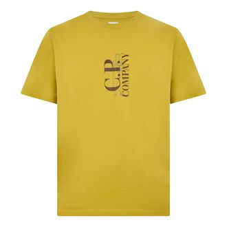 C.P. Company C.p. Company, Homme, Tops, Jaune, Taille: XL Crew-Neck T-Shirt