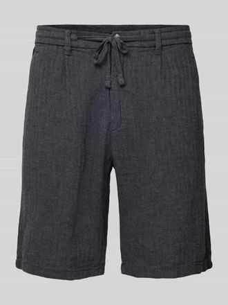 Lindbergh Regular Fit Bermudas aus Baumwoll-Leinen-Mix