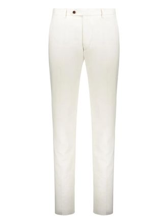 Moorer pantalon &eacute;vas&eacute; &agrave; boutonni&egrave;re - Tons neutres