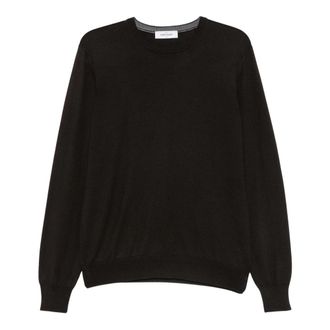Gran Sasso Ciclista Rundhals Strickware - - Knitwear - Herren - Schwarzk - M