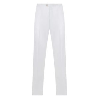 Fedeli Homme, Pantalons, Blanc, Taille: 3XL Pantalon Slim Classique