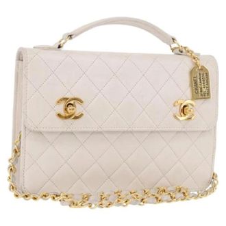 Chanel unisex, Pre-owned, Blanc, Taille: ONE Size Sac bandouli&egrave;re vintage Pre-owned