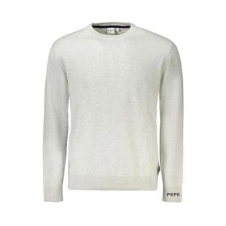Pepe Jeans London Cotton Sweater - - Knitwear - Herren - Wei&szlig; - XL
