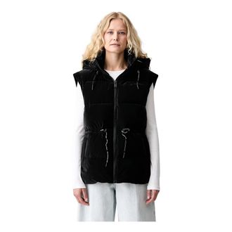 Karl Lagerfeld Kapuzenweste - - Jackets - Damen - Schwarzk - XS
