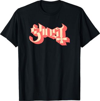 Ghost Pastel Orange Logo T-Shirt