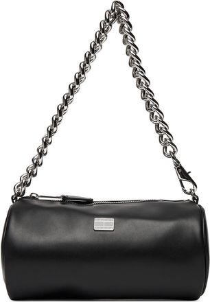 Tommy Jeans Handtasche Tommy Jeans Tjw Chain Shoulder Bag AW0AW17893 Schwarz