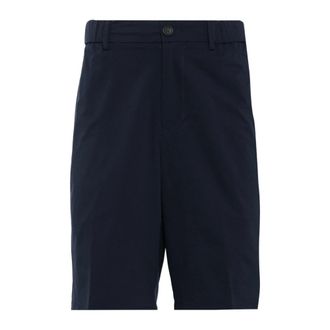 HUGO BOSS Pantalon habill&eacute; &agrave; devant plat - Homme - Shorts - Bleu - Taille: 2XL