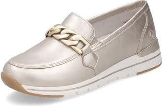 Remonte Pantoufles pour femme R6711 - Slip On - Semelle lâche, Or 90, 41 EU