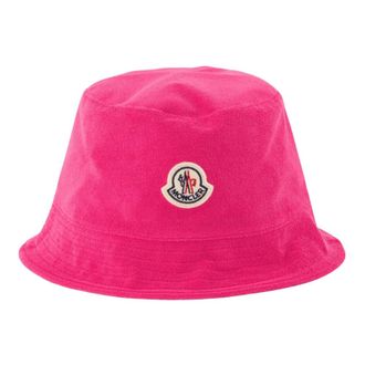 Moncler Wendbare Baumwoll-Frottee-Decke - - Accessories - Damen - Rosa - S