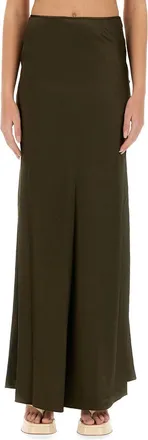 Staud Silk Skirt - Green