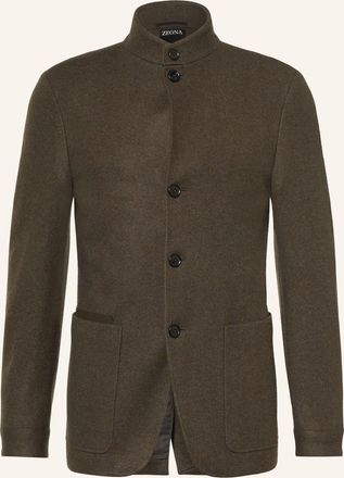 Ermenegildo Zegna Zegna Jacke Conte Mit Cashmere gruen