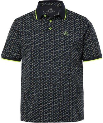 Boston Park Poloshirt Poloshirt Halbarm Alloverprint