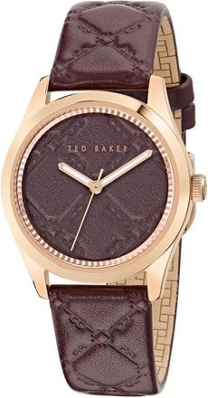 Ted Baker Uhr - Quarz Analog Uhr Coolly - Gr. unisize - in Bordeaux - für Damen