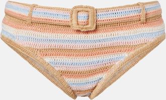 Anna Kosturova Bikini-H&ouml;schen aus H&auml;kelstrick