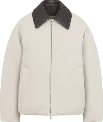 Bottega Veneta Femme, Vestes, Gris, Taille: 36 FR Manteau Gris Luxueux pour Femmes