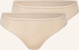 Schiesser 2er-Pack Slips Modal Essentialis beige