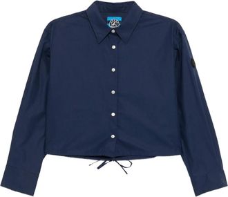 Sport b. chemise à coupe crop - Bleu