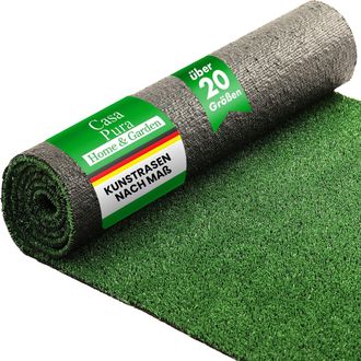 Floordirekt Kunstrasen 2 x 7 m = 14 m&sup2; Kunstrasen Balkon wetterfest - Gr&uuml;n 7mm Spring