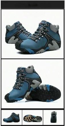 Generic YUJIEBB Chaussures dhiver chaudes en coton polaire antid&eacute;rapantes pour homme et femme Sports de plein air Chaussures de randonn&eacute;e descalade, Doublure 