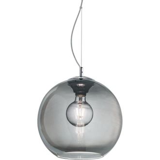 Ideal Lux Ideal Lux - Nemo - 1 Light Medium Dome Deckenanh&auml;nger Grau, Smokey, E27
