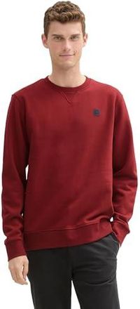 Tom Tailor 1043999 Maillot de survêtement, 13721-burgundy Dark Red, L Homme