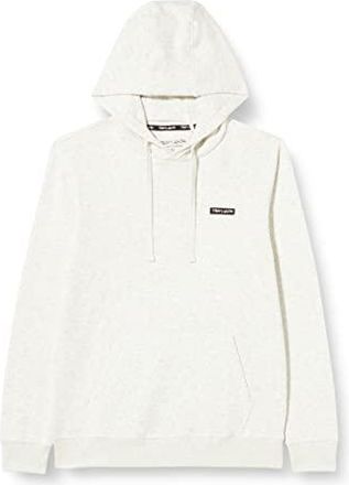 Teddy Smith S- NARK Hoody Sweatshirt à Capuche, Blanc Ivoire Chine, L Homme