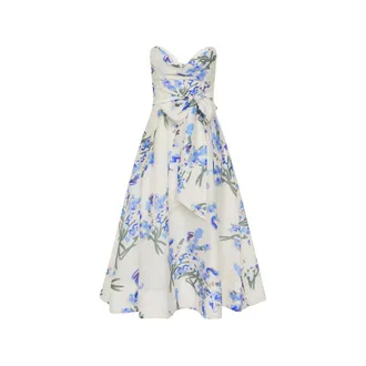 Rebecca Vallance Print Dress - White
