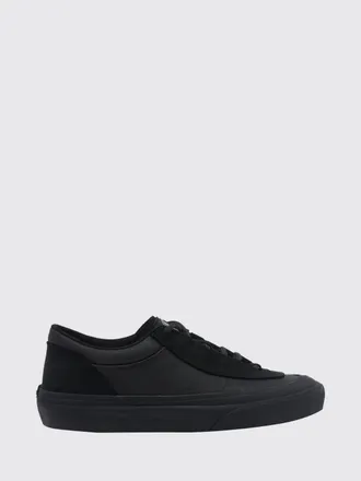 Stone Island Baskets basses en daim et toile avec logo Compass