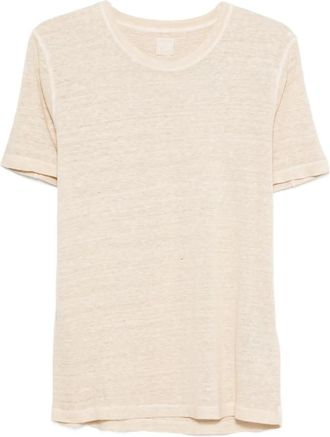 120% Lino Homme, Tops, Beige, Taille: L T-Chemises