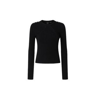 Pinko Robusto Pullover - - Knitwear - Damen - Schwarzk - XL