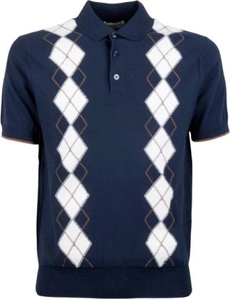 Paolo Pecora Homme, Tops, Bleu, Taille: S Polo Knit