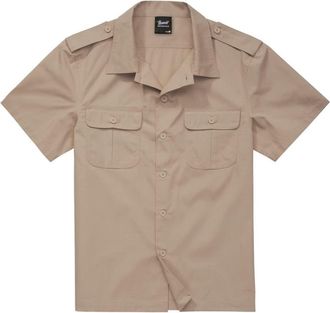 Brandit US Ripstop Shirt Short Sleeve, Farbe: beige, Gr&ouml;&szlig;e: 5XL