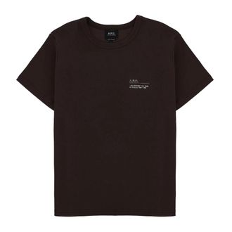 A.P.C. Niclas T-Shirt - - Tops - Herren - Braun - M