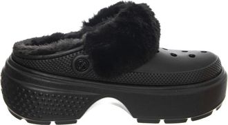 Crocs Femme, Chaussures, Noir, Taille: 42 EU Stomp Lined Clog