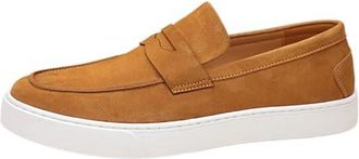 Generic Mocassins &Agrave; Enfiler pour Hommes Baskets D&eacute;contract&eacute;es Chaussures Bateau Pantoufles pour Hommes - L&eacute;g&egrave;res Et Confortables,Marron,44 EU
