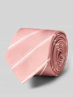 Gierremilano Seidenkrawatte aus reiner Seide mit Logo-Patch (7,5cm)