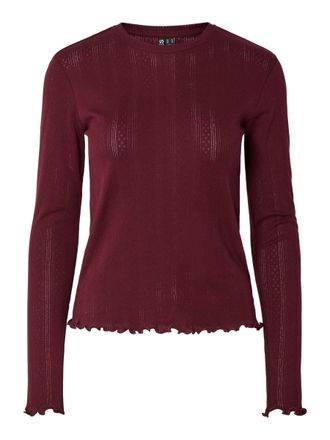 Pieces Female Oberteil mit Langen &Auml;rmeln PCMARIE