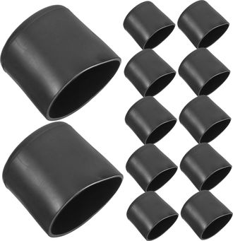 Artibetter 20 Stück Möbelbeine Schutzkappen Rund PVC Weich Stuhl Tischbeinabdeckung rutschfest Strapazierfähig für Zuhause Büro und Regalfüße
