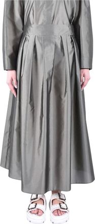 Max Mara Femme, Jupes, Vert, Taille: 42 FR Jupe Maxi Pliss&eacute;e