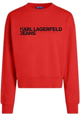 Karl Lagerfeld Klj Reg Essential Logo Sweat Homme Maillot de survêtement, Rouge Pompéi, S