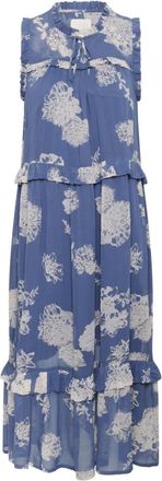 Part Two Femme, Robes, Bleu, Taille: 40 FR Oceana Stunning Flower Maxi Dress